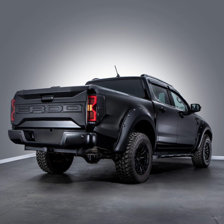 Ford Ranger T8 19-22 Matte Black Wide Wheel Arch Kit | Predator4x4