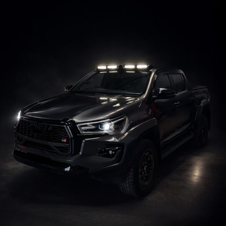 Toyota Hilux MK9 2021+ Gloss Black LED Quad Roof Light | Predator4x4