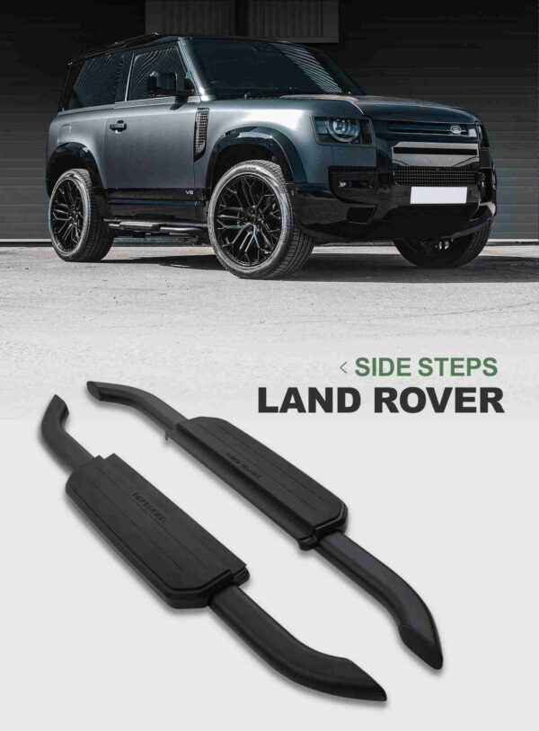 Predator 4x4 Black Edition Side Steps To Fit Land Rover Range Rover ...